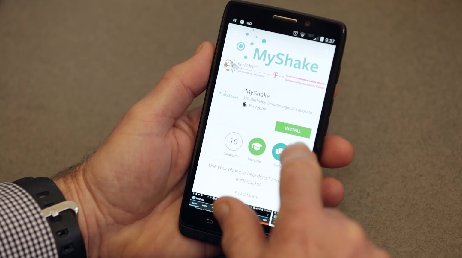 MyShake, l’appli qui détecte les tremblements de terre (vidéo) - Geeko