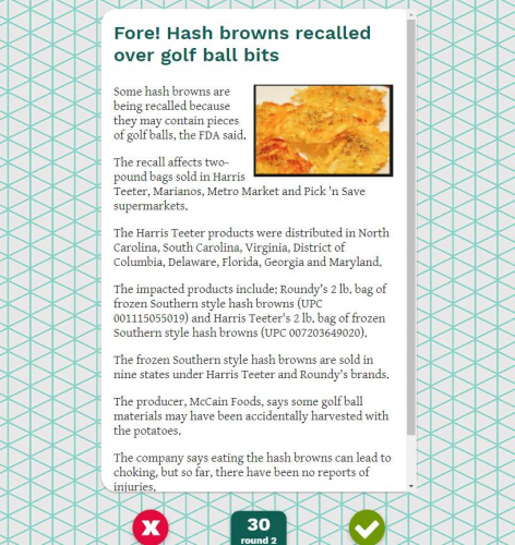 Un test en ligne pour reconnaître les fausses informations - Geeko