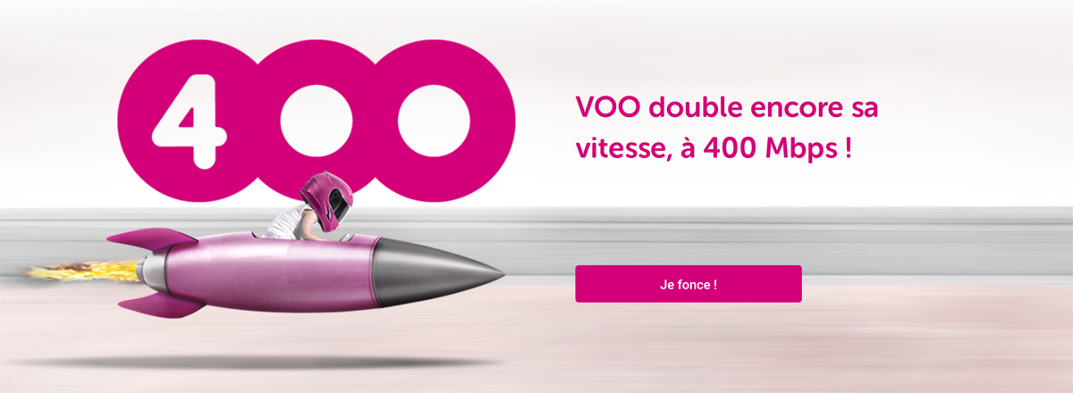 Le réseau VOO passe au 400 Mbps - Geeko