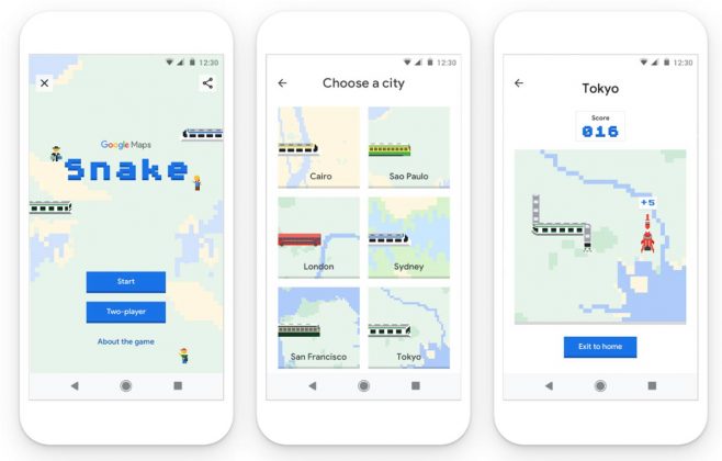 Snake revient…sur Google Maps - Geeko