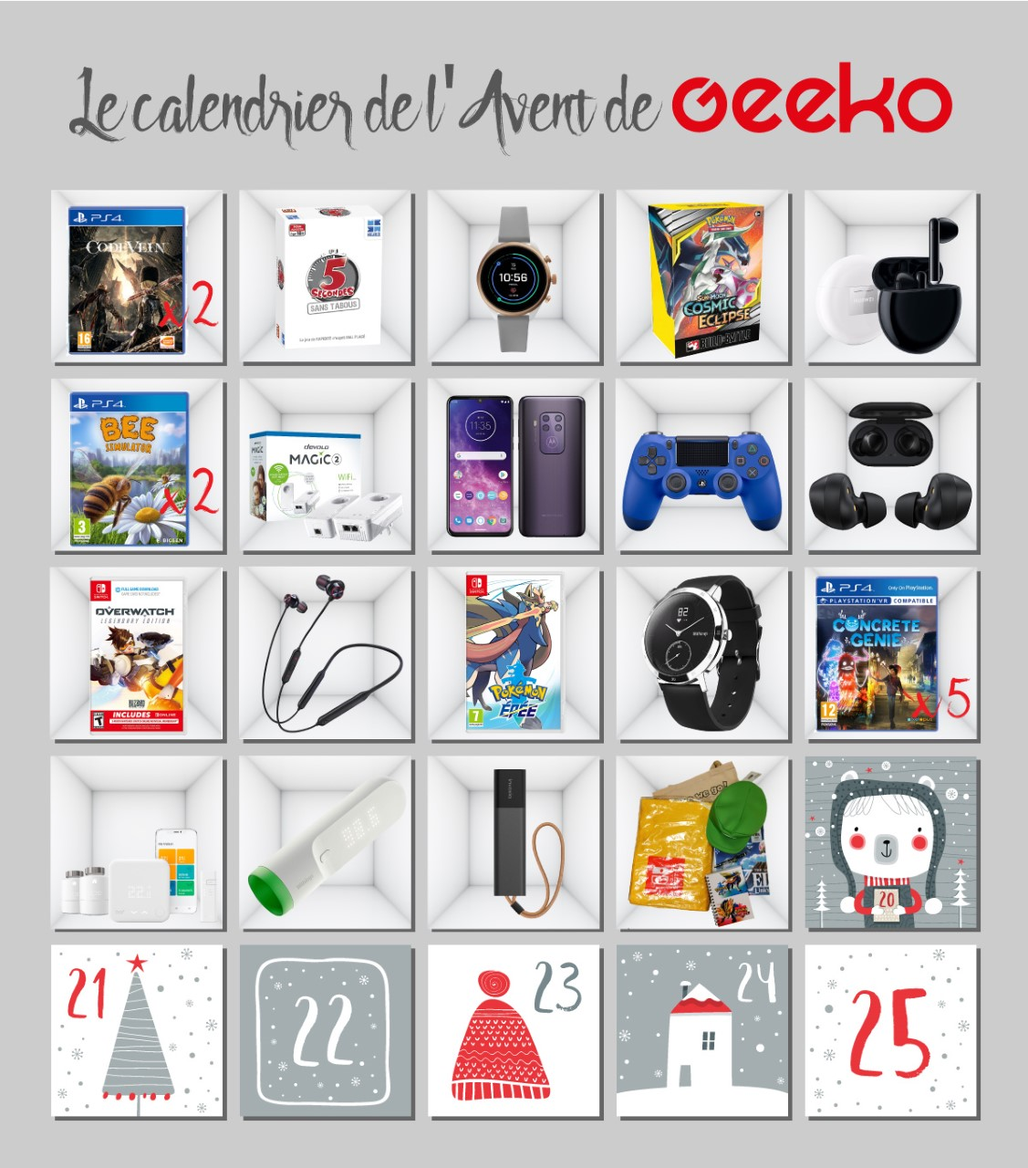 Calendrier de l’Avent : un fan-kit Nintendo à gagner - Geeko