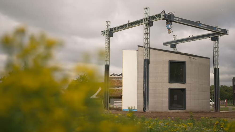 Une maison construite à l'aide d'une imprimante 3D en Belgique - Geeko