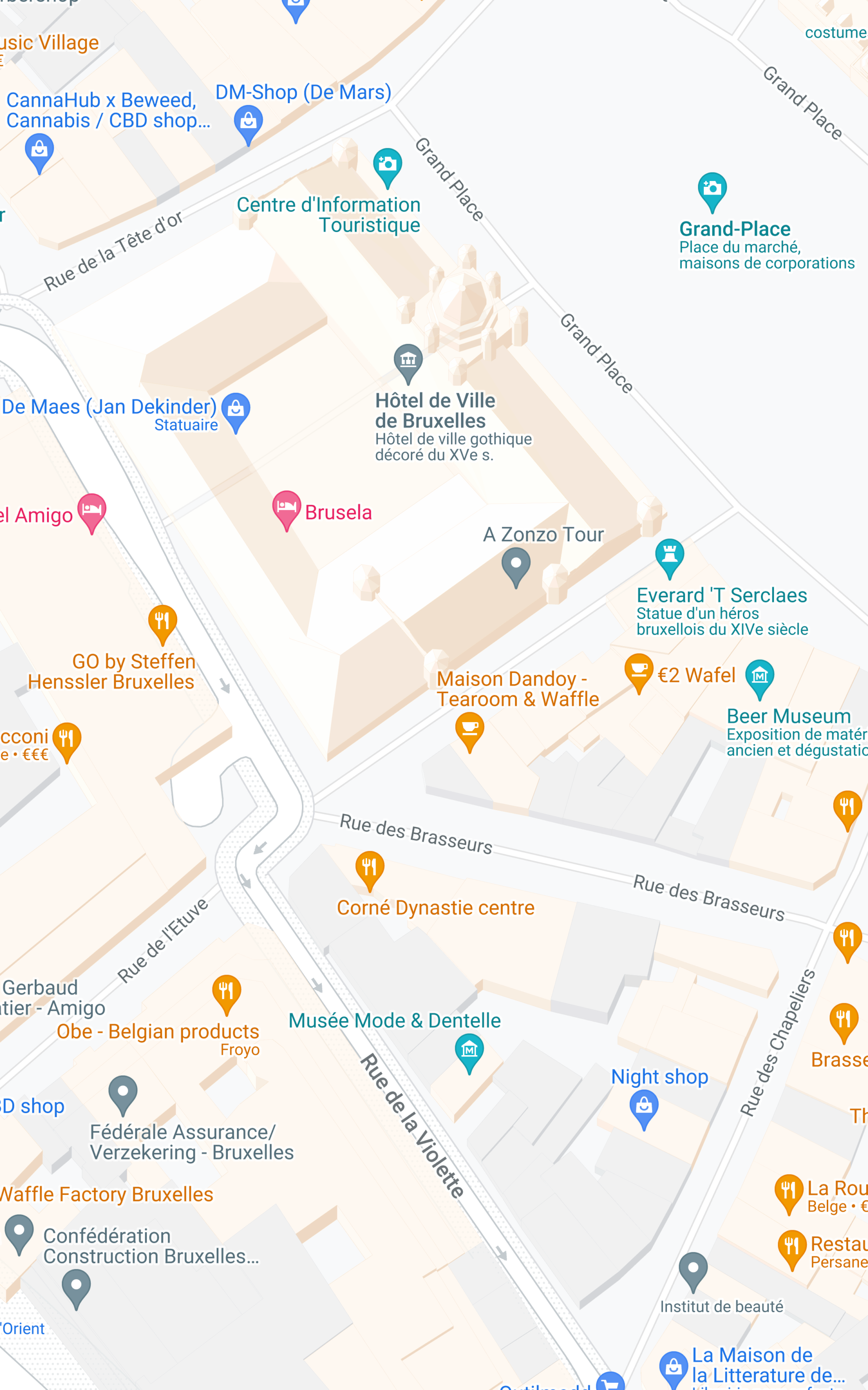 Google lance Detailed Street Maps à Bruxelles - Geeko