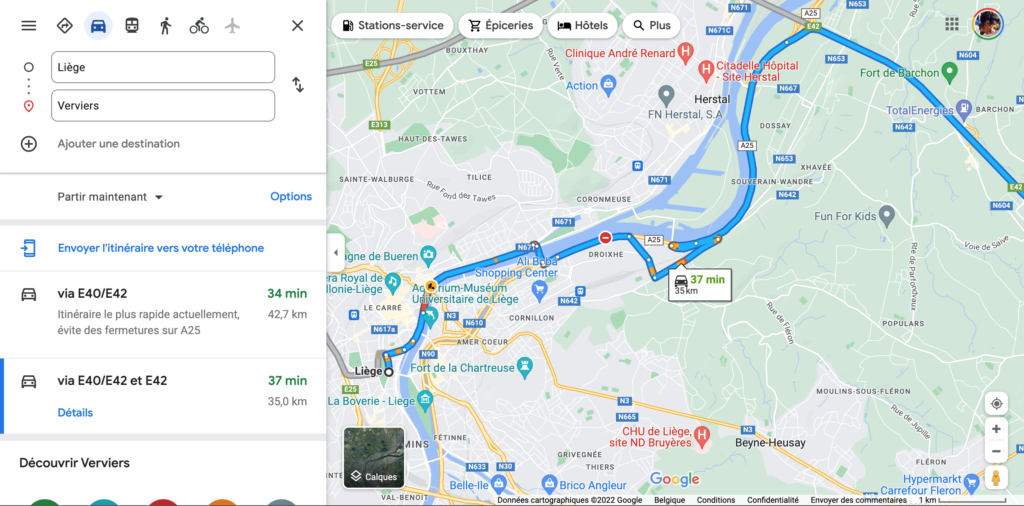 À Liège, Google Maps peine à guider correctement ses utilisateurs - Geeko