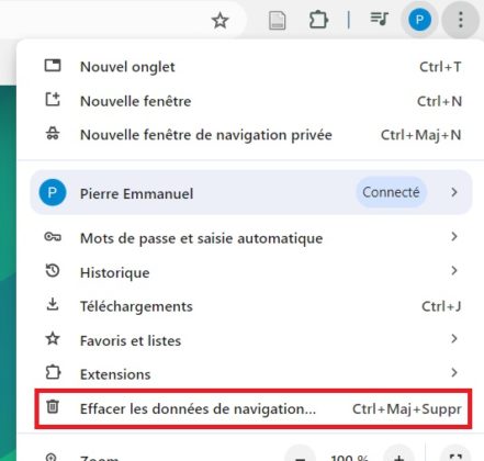 Comment effacer son historique de navigation sur Chrome - Geeko
