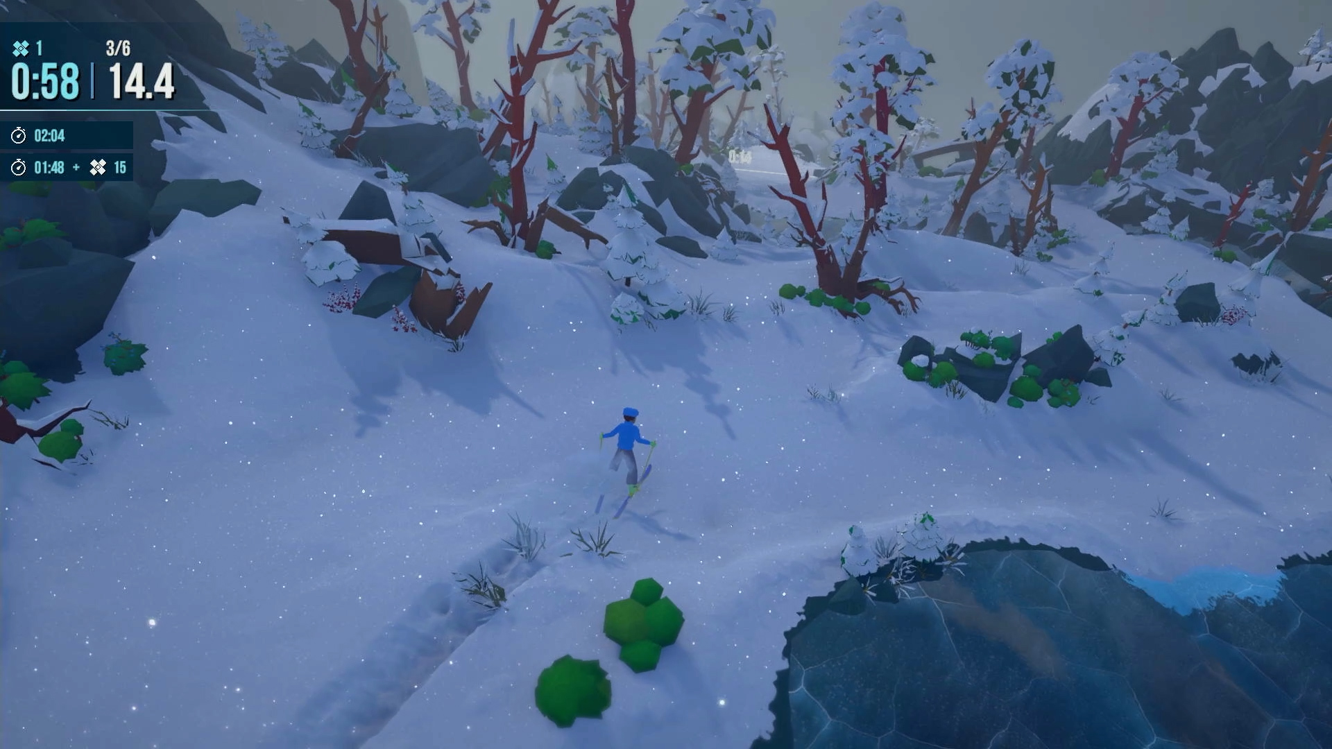 Test – Lonely Mountains Snow Riders : un jeu de ski minimaliste et ...